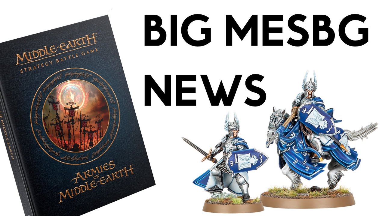 MESBG Army book 3 and Prince Imrahil in PLASTIC?! - BIG NEWS - YouTube
