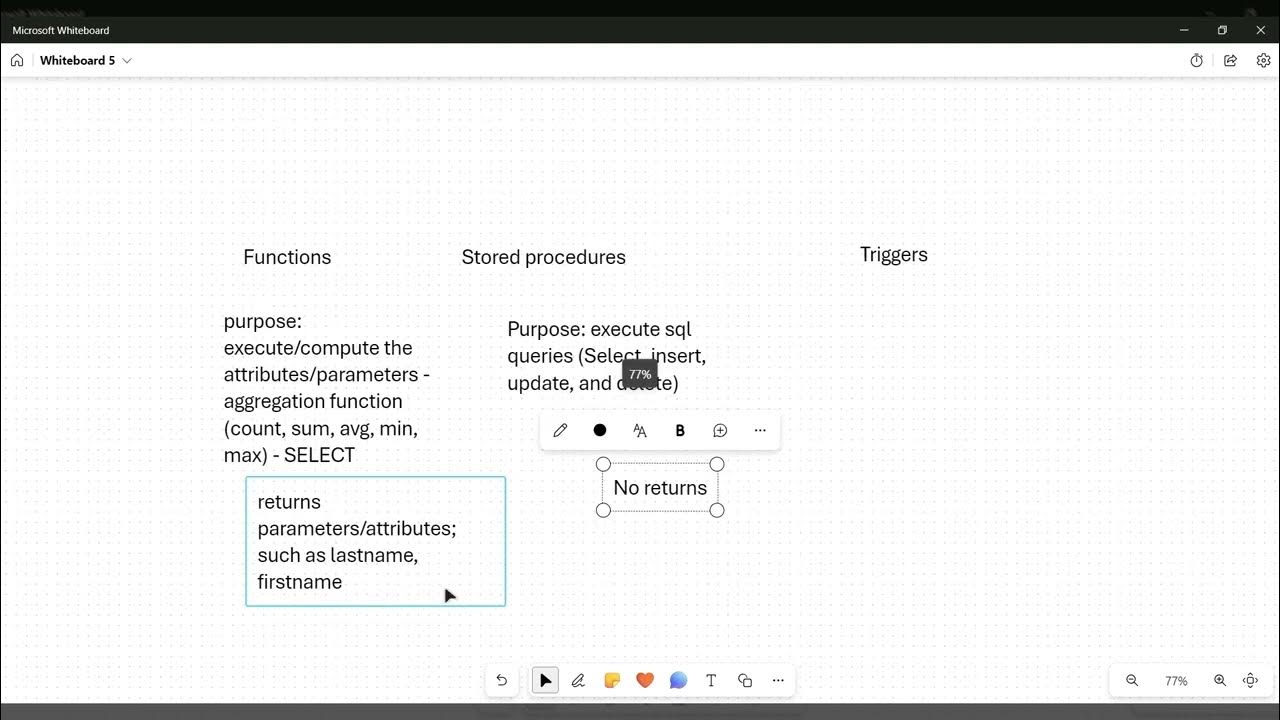 Embedded Coding in SQL Functions, stored procedure, triggers - YouTube