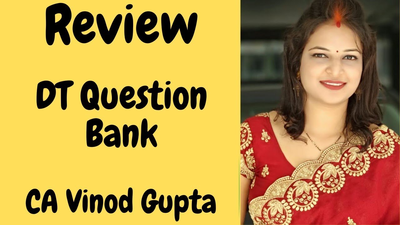 Review: CA Final DT Question Bank By V.G Sir - YouTube