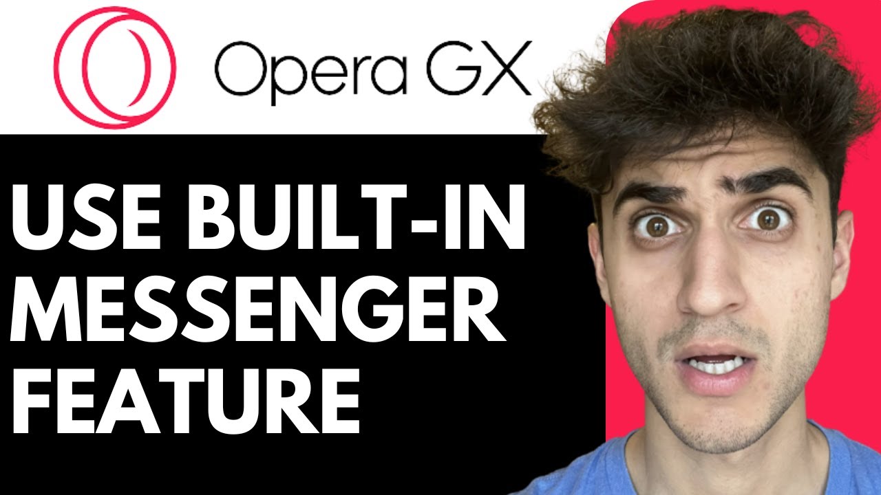 How to use Opera GX built in Messenger Feature - YouTube