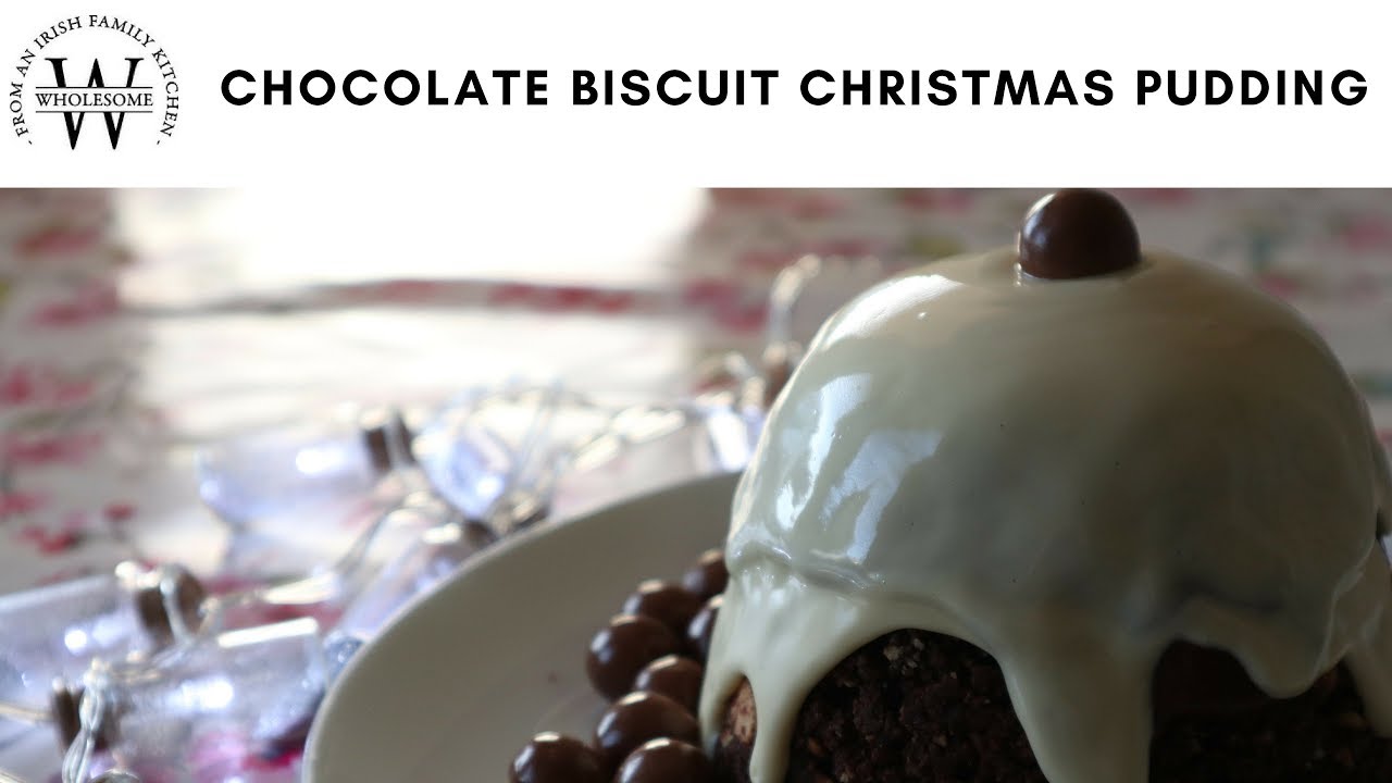 Chocolate Biscuit Christmas Pudding - YouTube