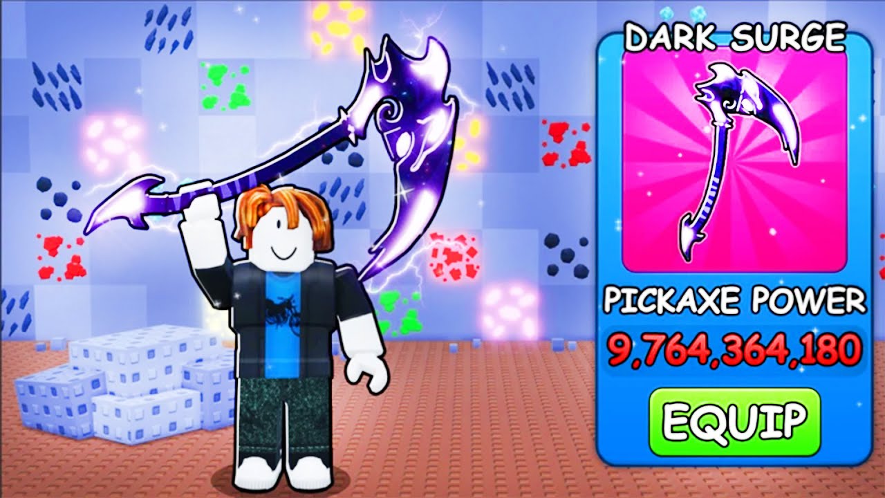 I UPGRADED TO THE BEST PICKAXE IN PICKAXE SIMULATOR (Roblox) - YouTube