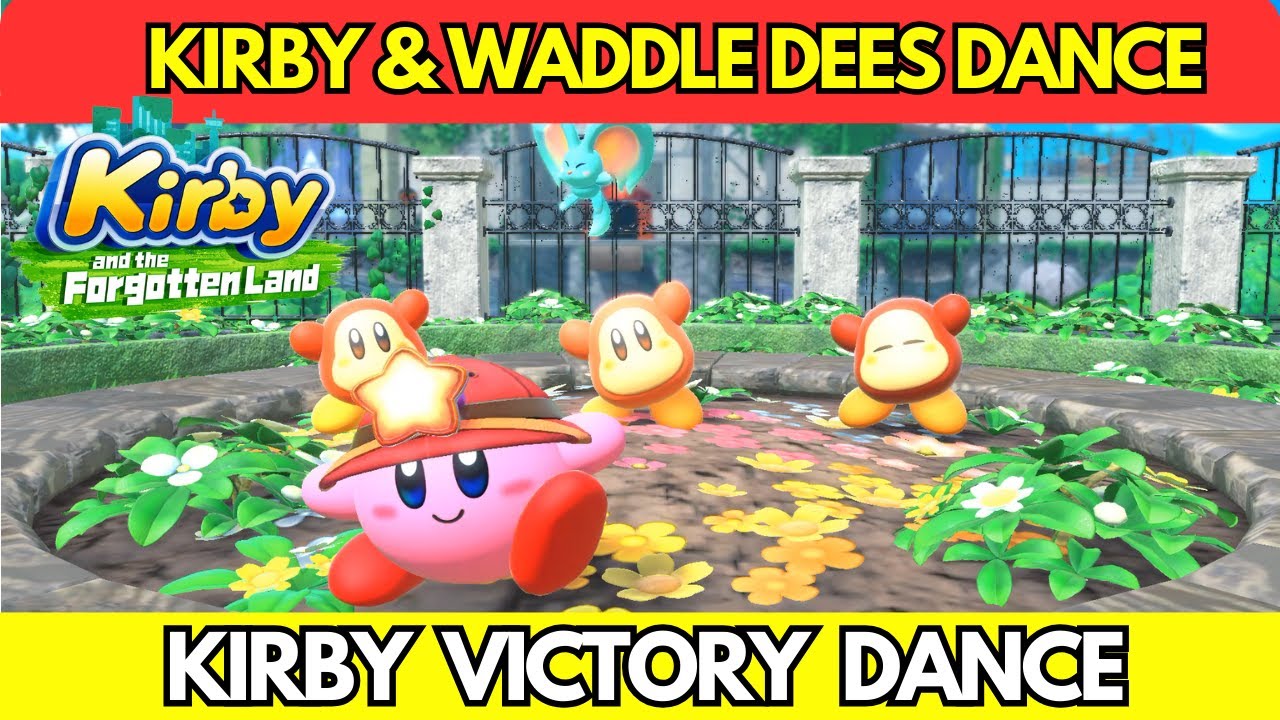 Kirby's Victory Dance 🥰 Kirby And The Forgotten Land || Nintendo Switch ...