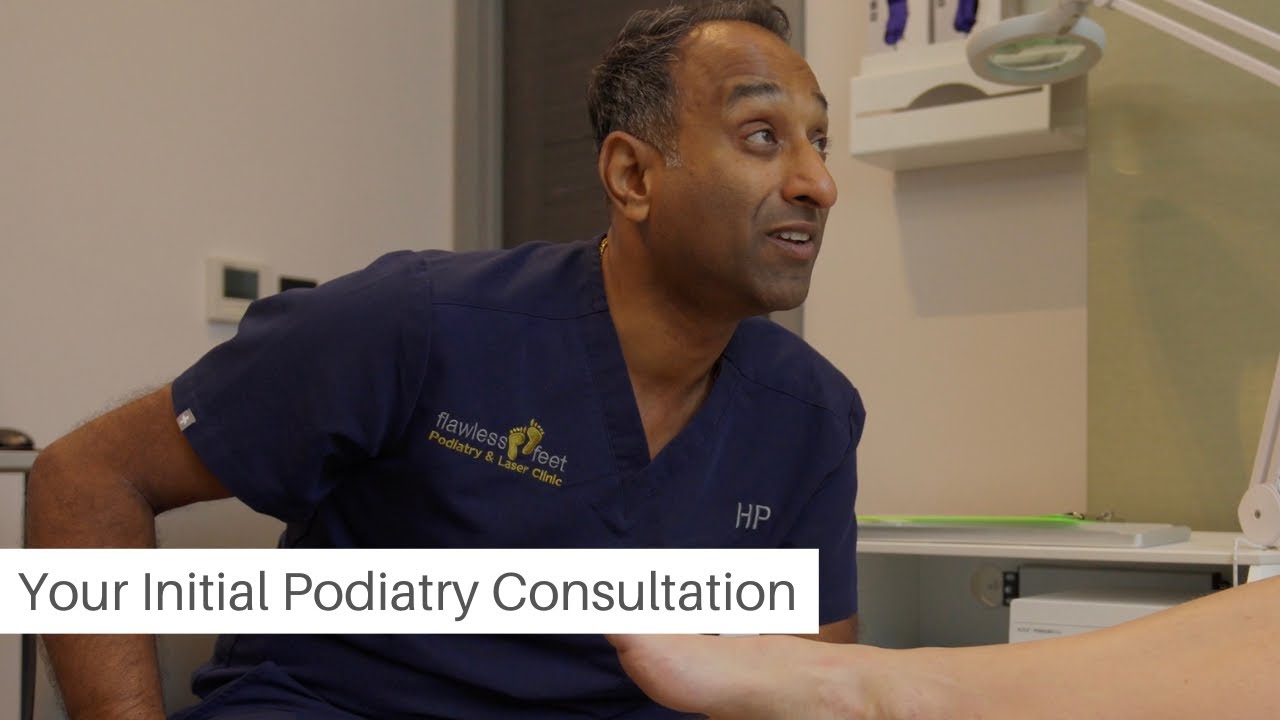 Podiatry consultation at Flawless Feet London - YouTube