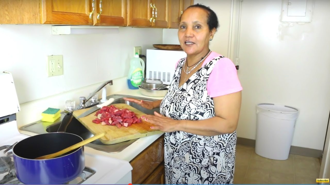 Ethiopian Food " How to Make Derek Tibs "ደረቅ ጥብስ አሰራር" - YouTube