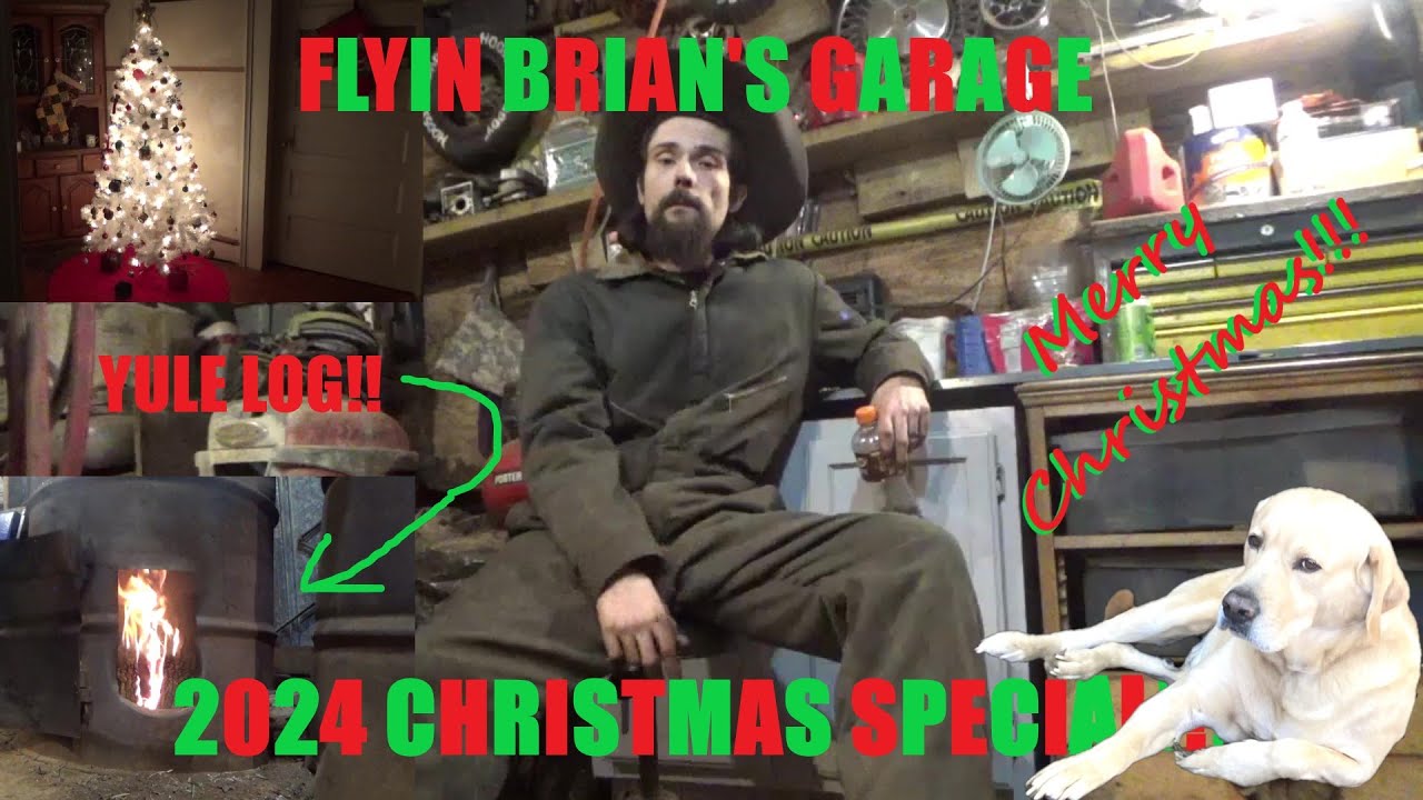 Flyin Brian's Garage 2024 Christmas Special!! - Yule Log Straight From ...