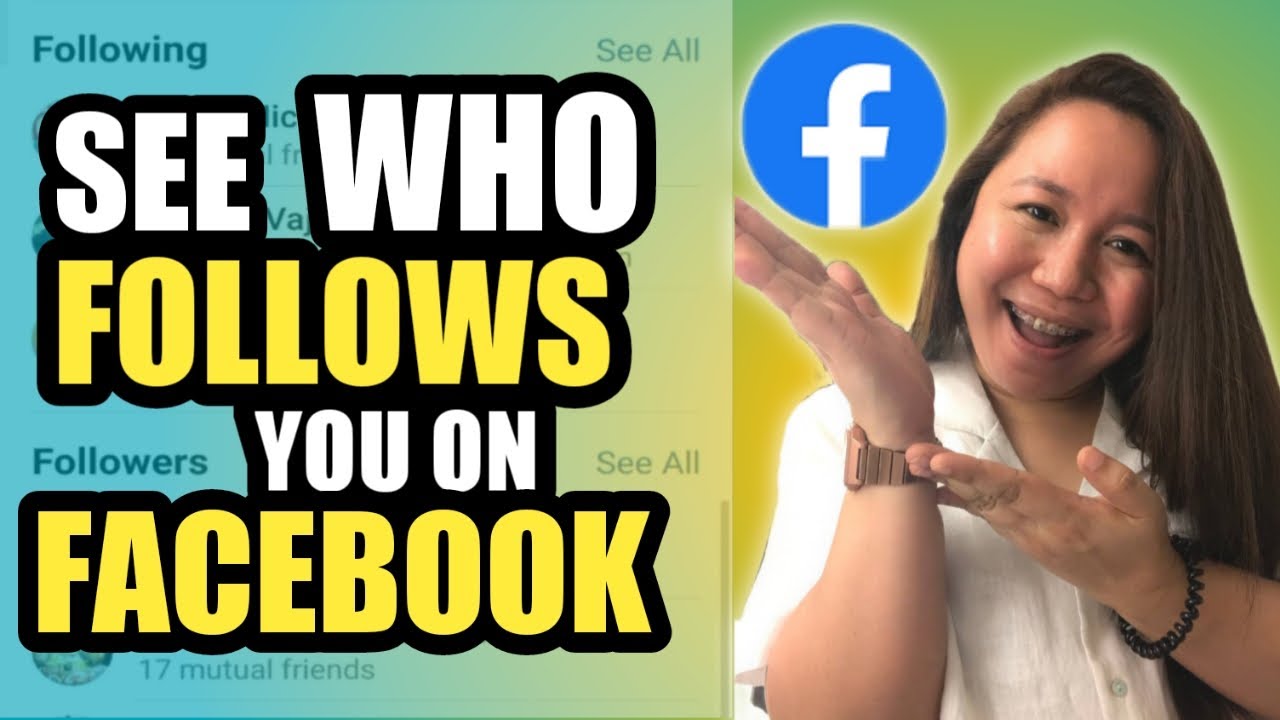 HOW TO SEE WHO FOLLOWS YOU ON FACEBOOK YouTube HOW TO SEE WHO FOLLOWS YOU ON FACEBOOK YouTube