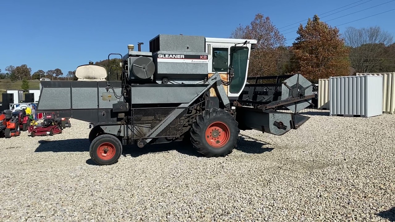 2021 Fall Online Equipment Auction - Gleaner K2 Combine Harvester - YouTube