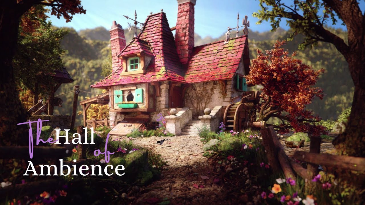 Cottage Farm Ambience | Countryside Soundscape with Nature and Farm ...