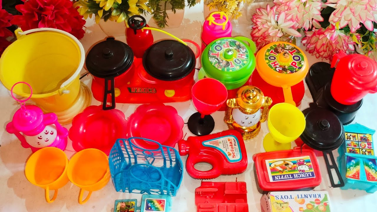 ASMR Miniature toy ASMR Sanrio Kitchen Set DIY Unboxing Hello kitty ...