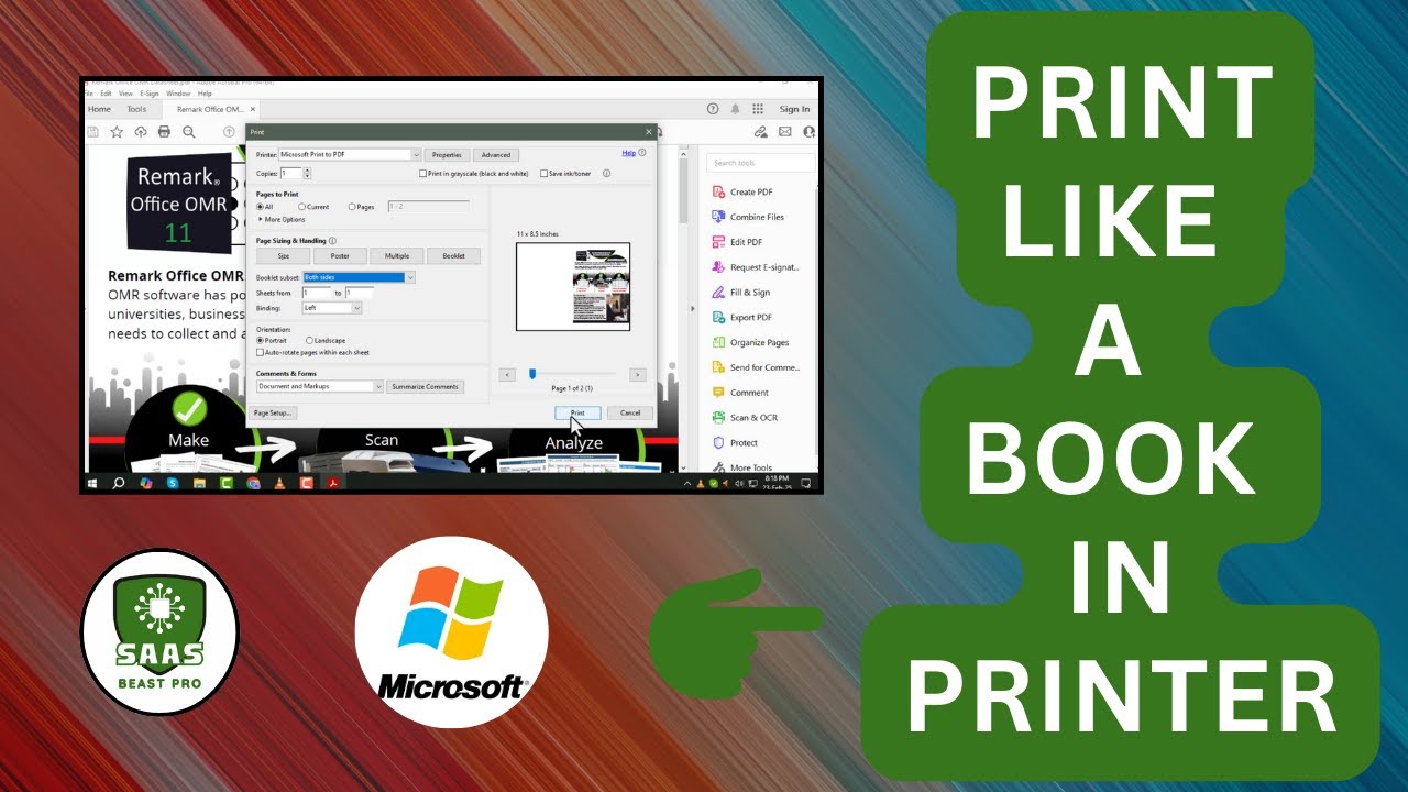 How to Print Like a Book in Printer - Full Tutorial (2025) - YouTube