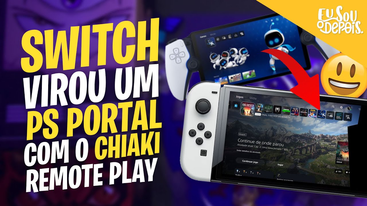 [CHIAKI AULÃO] REMOTE PLAY PS4/5 NO NINTENDO SWITCH #nintendoswitch - YouTube