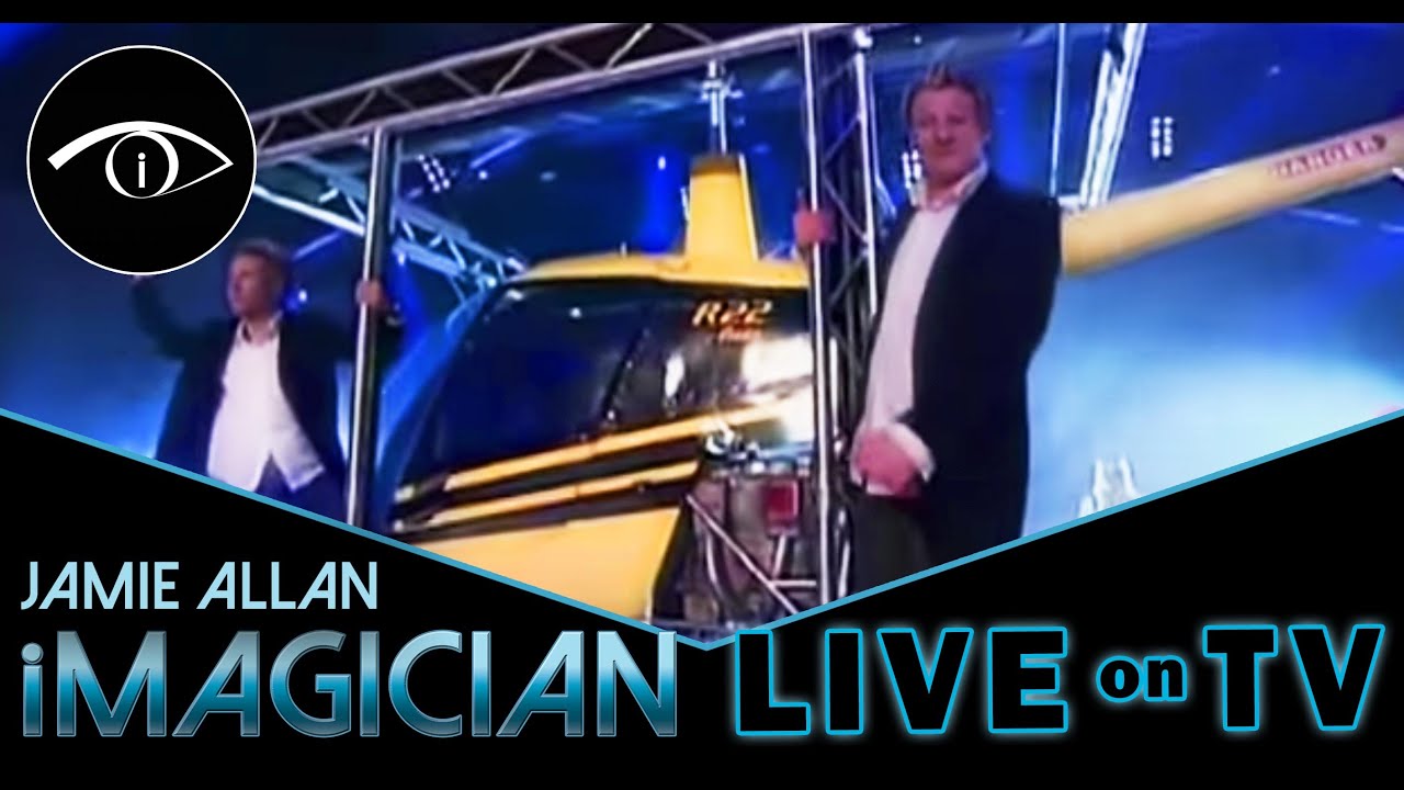 Jamie Allan iMAGICIAN | LIVE | Helicopter Production Illusion - YouTube