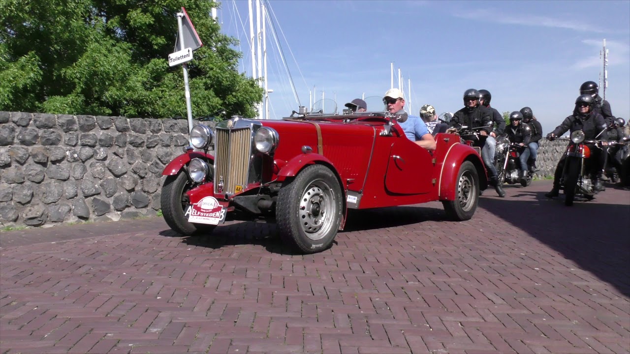 Elfsteden Oldtimer Rally 2019 Sloten Hindelopen - YouTube