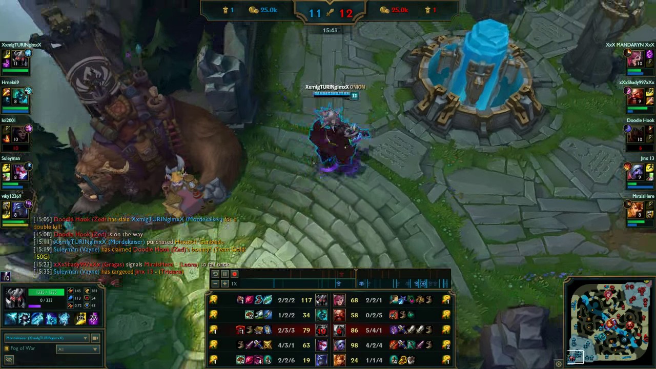 Mordekaiser : Top lane vs Vi - YouTube