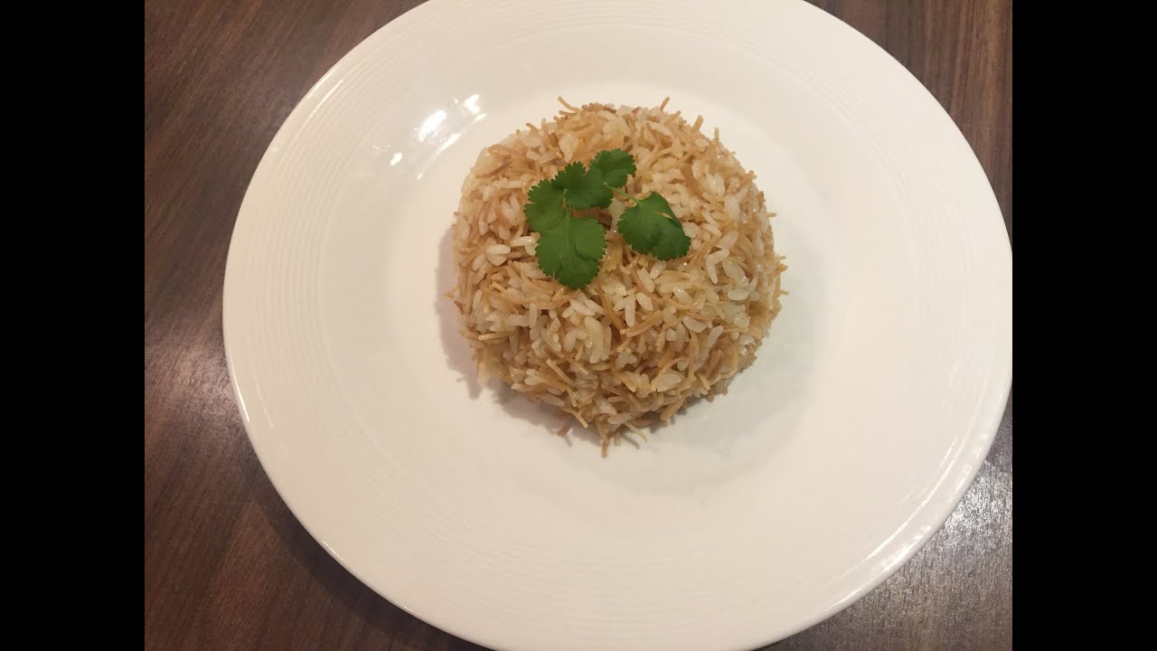 Egyptian rice ‏( رز بالشعرية ) - YouTube