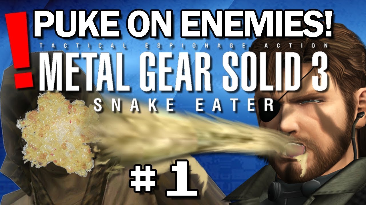 Metal Gear Solid 3 - Puke on Enemies! - YouTube