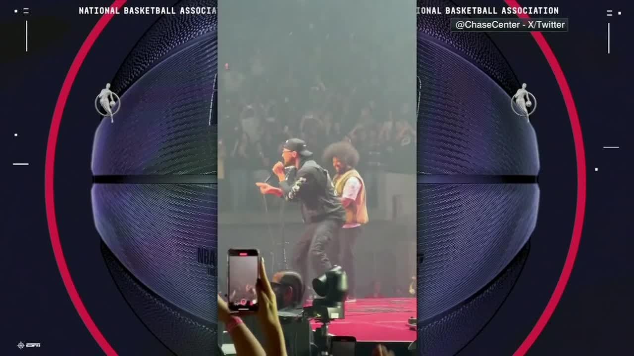 Steph Curry performed with Paramore at the Chase Center | NBA Today ...