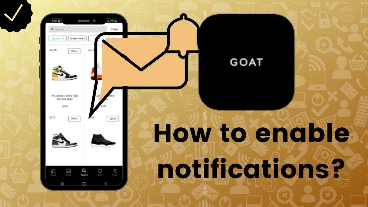 How to enable notifications on GOAT? - YouTube