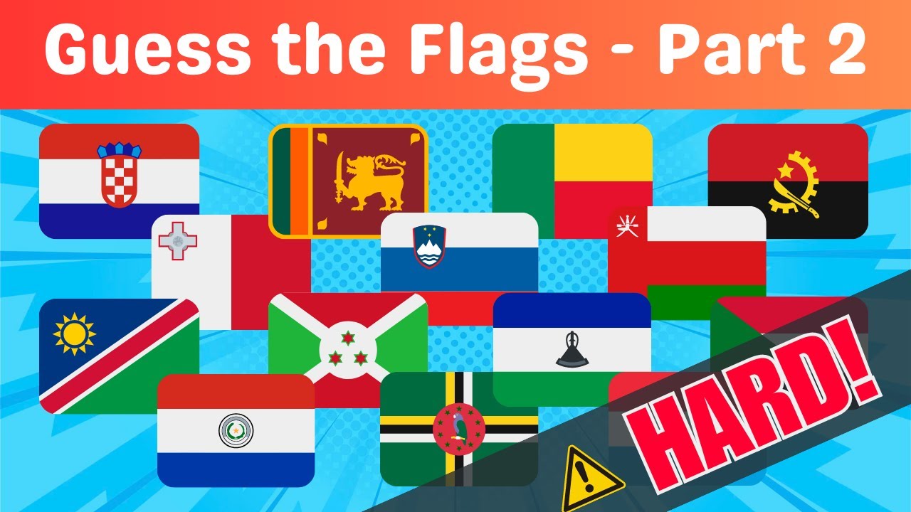 Flag Quiz Part 2: Unraveling the Toughest Flags! - YouTube