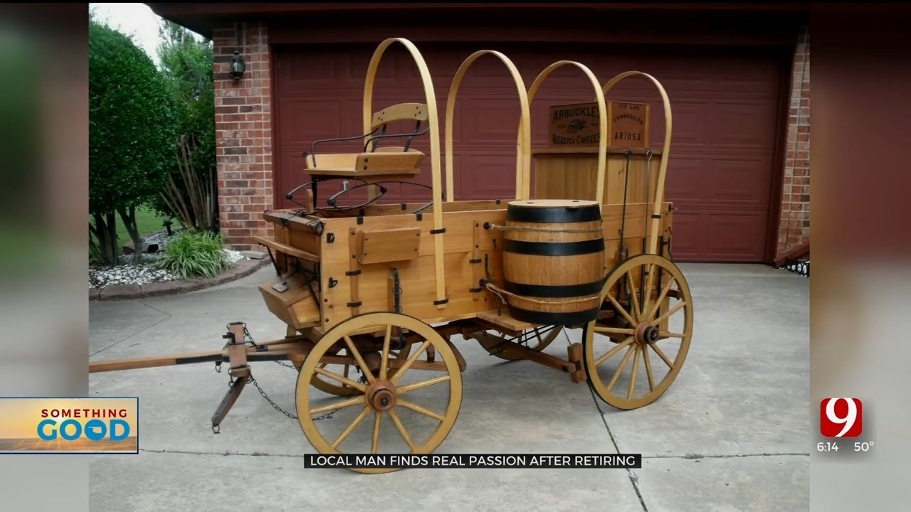 Local Man Builds Half Scale Version Of Chuck Wagon - YouTube