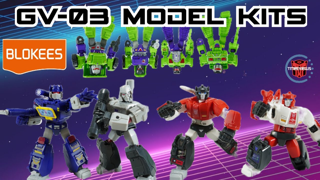 Blokees Transformers Galaxy Version 3 Model Kits - YouTube