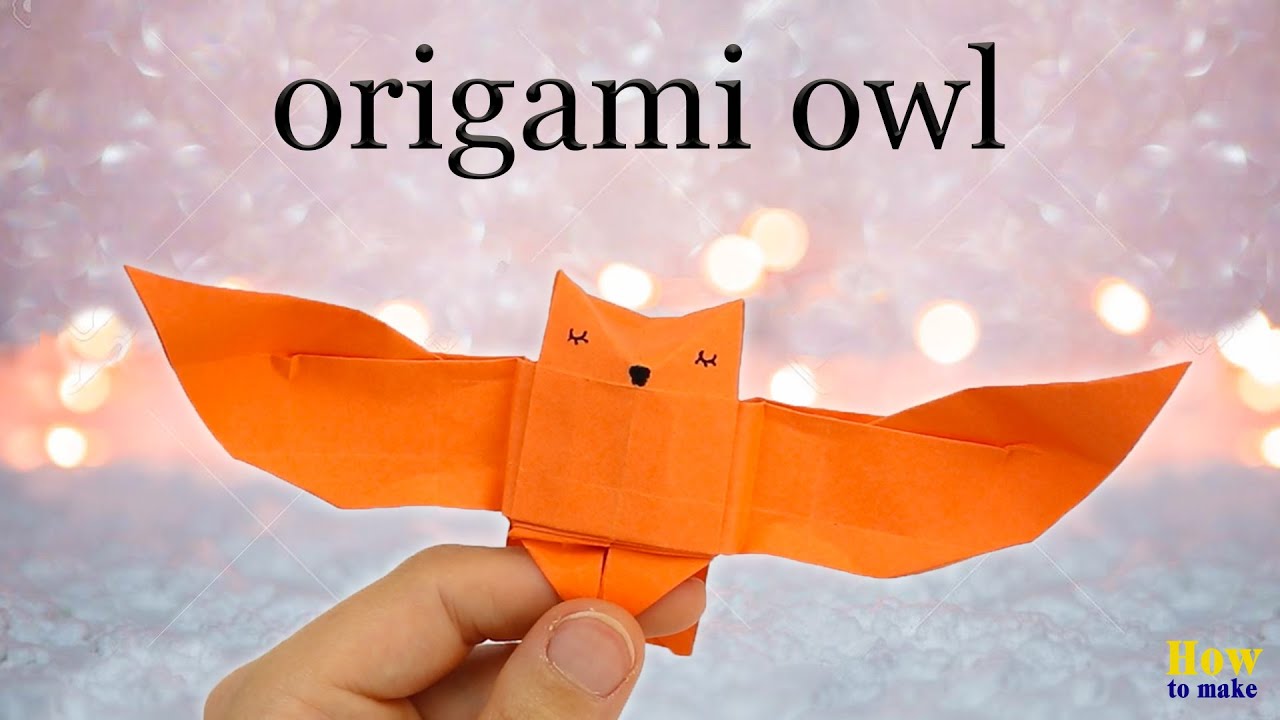Origami Owl - How To Make a Paper Owl Easy - YouTube