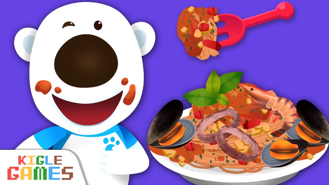 Pasta | Pororo's Cooking game Play | Pororo the Little Penguin | KIGLE ...