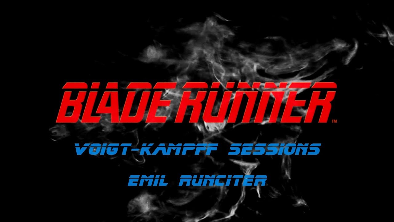 Blade Runner Westwood Studios | Emil Runciter | Voigt Kampff Complete ...