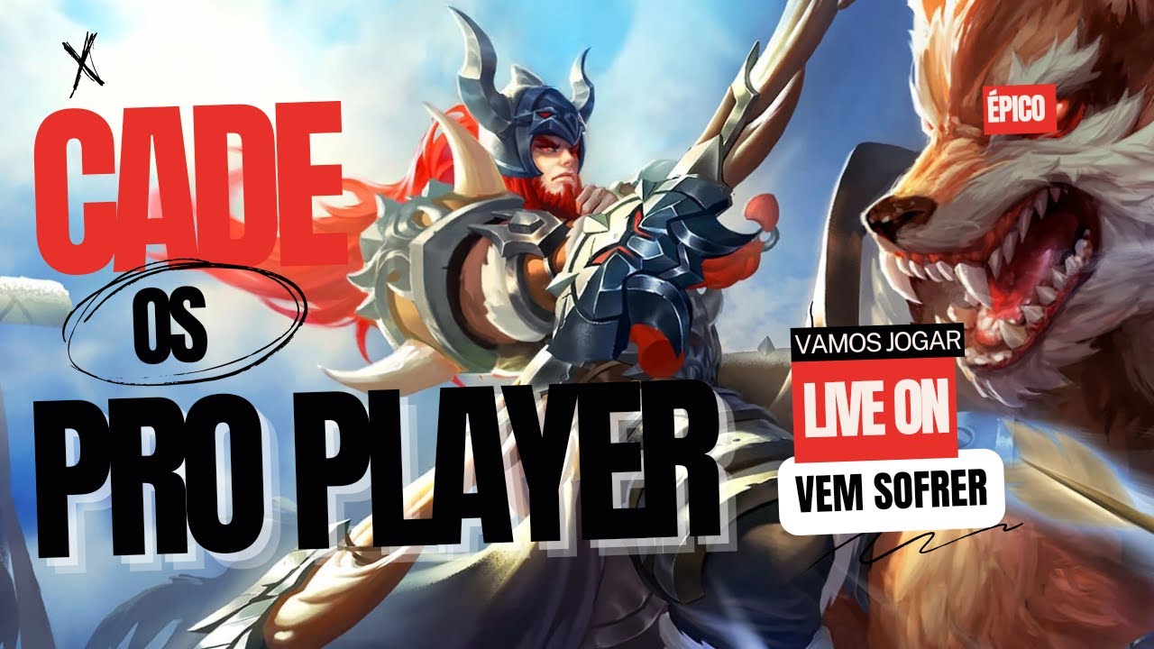LIVE DE HONOR OF KINGS HOJE SÓ TEM PRO PLAYER #HOK - YouTube