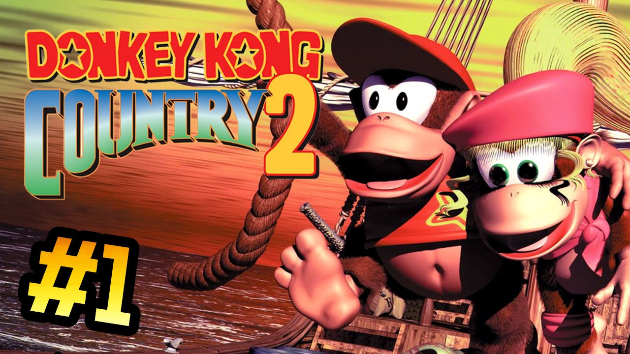 Donkey Kong Country 2 . 1-1 Pirate Panic . SNES [HD] - YouTube
