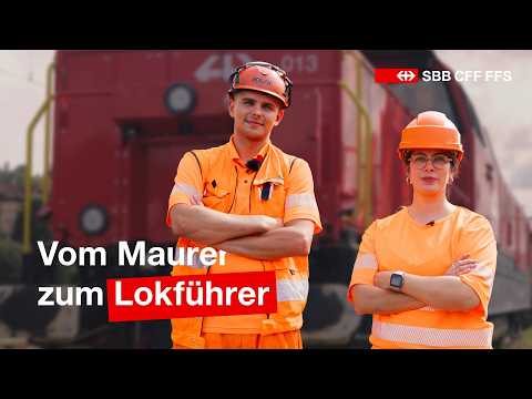 Ein Tag bei der SBB als: Lokführer:in Bauzüge.