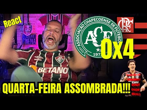 React melhores momentos Chapecoense 0x4 Flamengo | Carreta assombração ataca novamente!