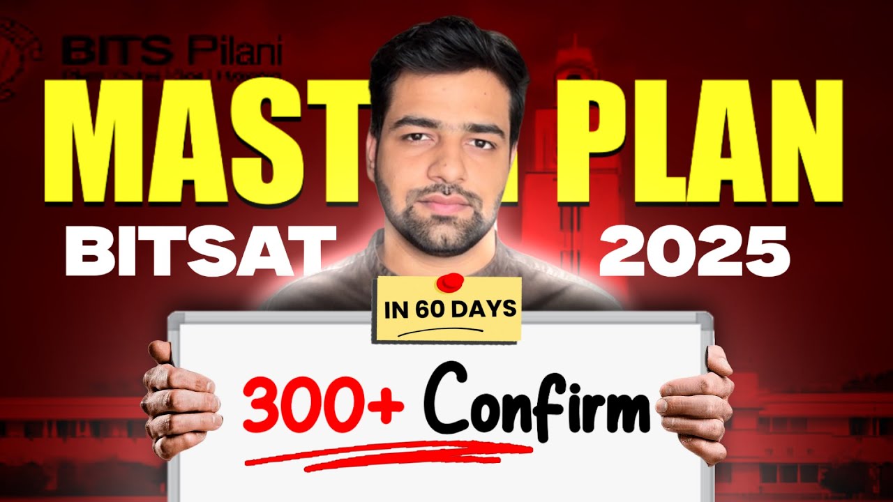 How I scored 310 marks in BITSAT in just 2 months | BITSAT 2025 ...