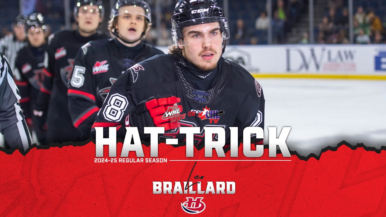 WHL Hat Tricks - Leo Braillard - YouTube
