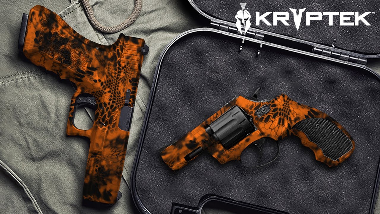 Pistol & Revolver Kryptek Camo Gun Skin Vinyl Wraps | GunWraps - YouTube