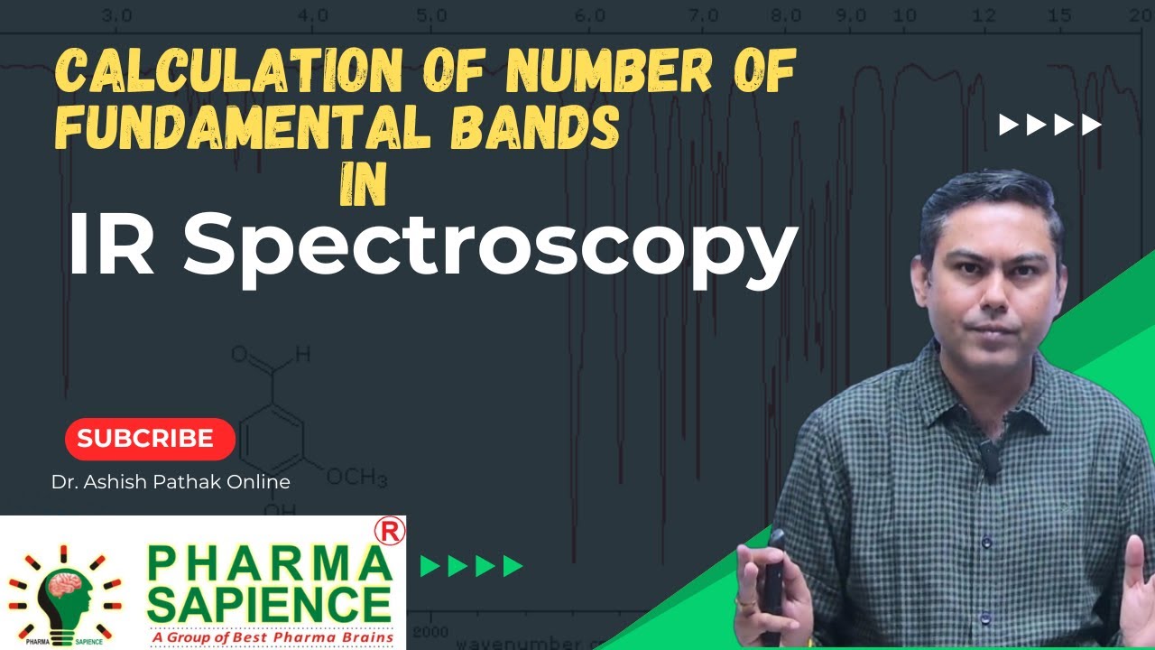 Calculation of number of fundamental bands in IR spectroscopy - YouTube