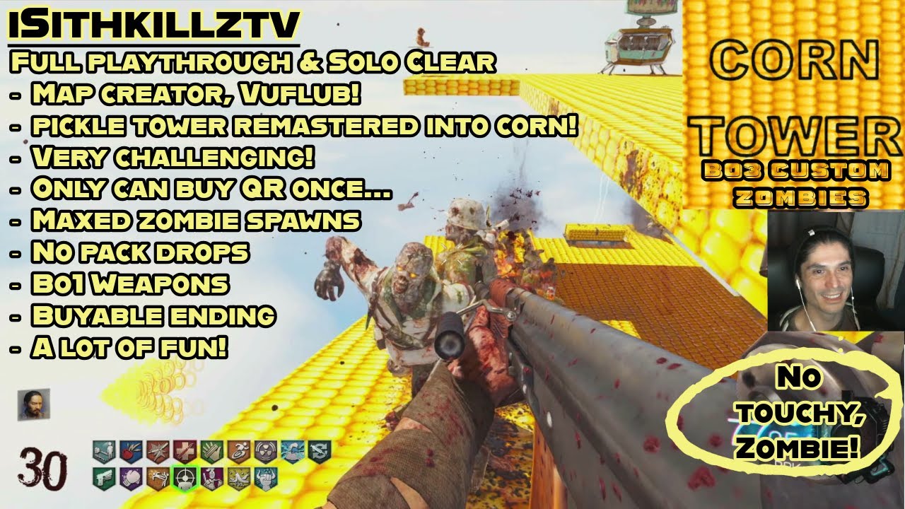 Corn Tower is a very difficult challenge map but made fair & made fun ...