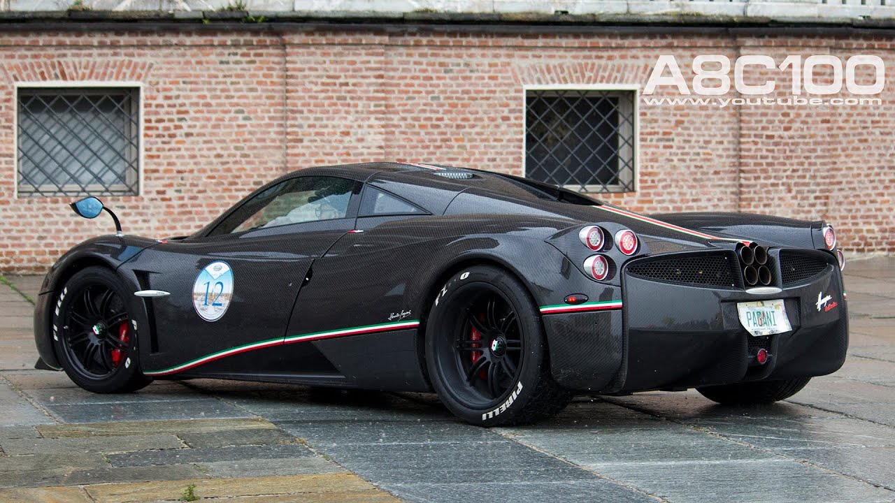 Pagani Huayra 'La Monza Lisa' LOUD Revving - Custom Exhaust Sound - YouTube