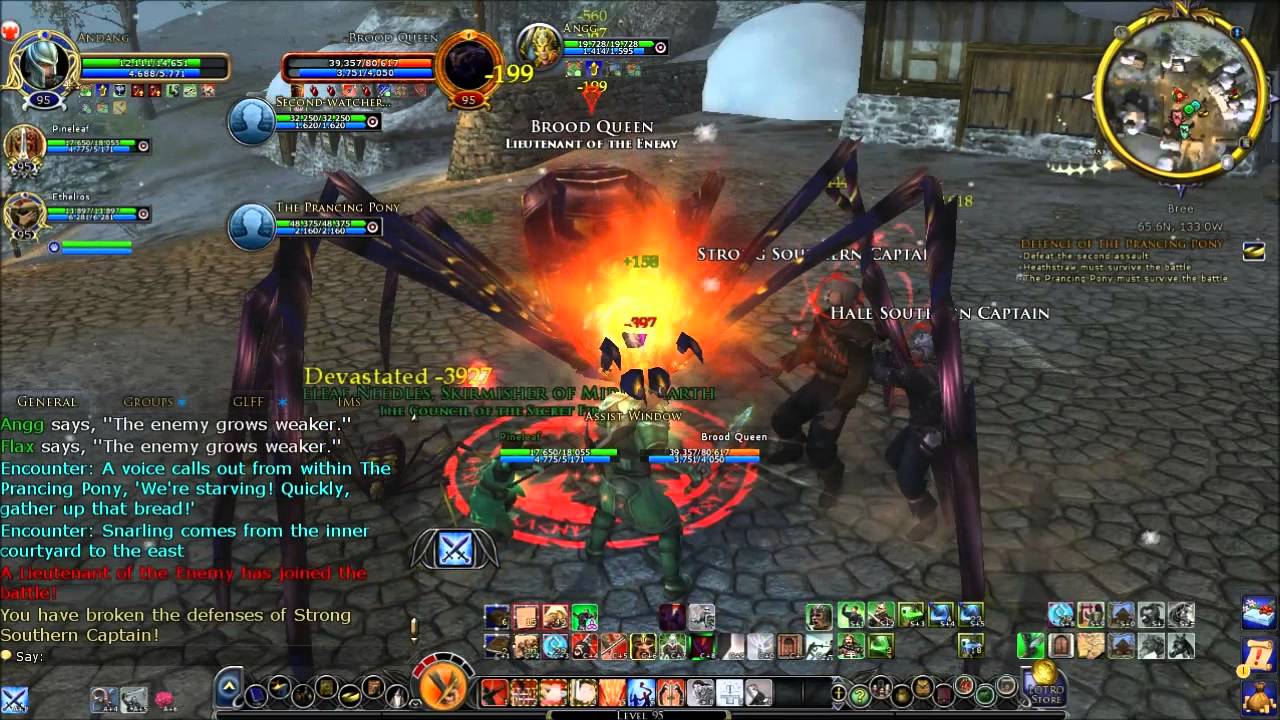 Defence of The Prancing Pony - LOTRO Skirmishes with Pineleaf and ...