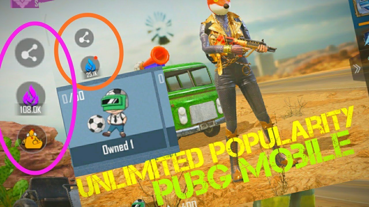 Unlimited popularity in pubg mobile. Best new event in pubg mobile ...