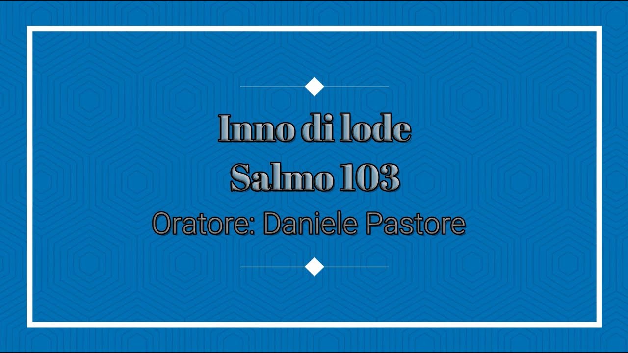 Chiesa Cristiana Evangelica: Daniele Pastore - YouTube
