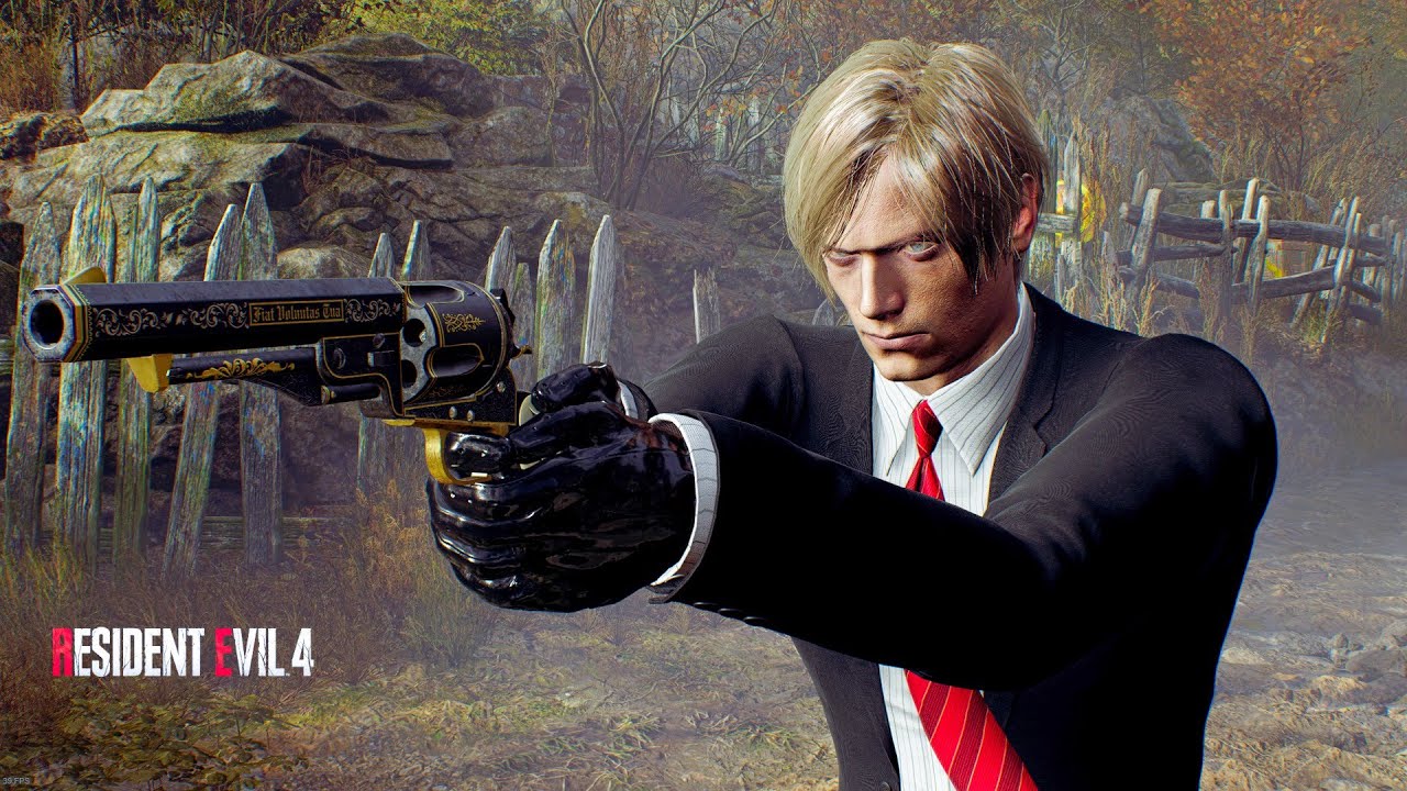 Resident Evil 4 Remake | Leon Hitman Blood Money Suit Mod Full ...