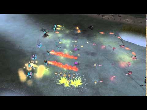 Zero-k - Units firing with light effect - YouTube
