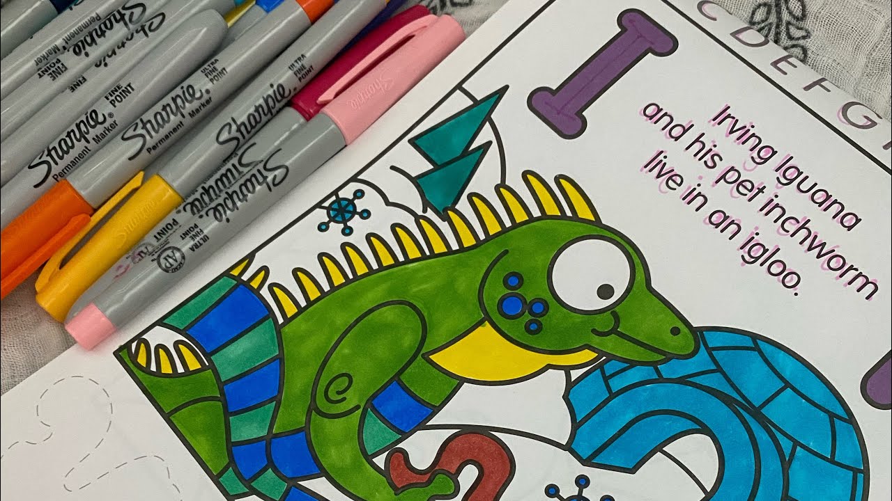 ASMR| Come and trace, tap, and color with me! Pt. 1 🖍️🧸 - YouTube