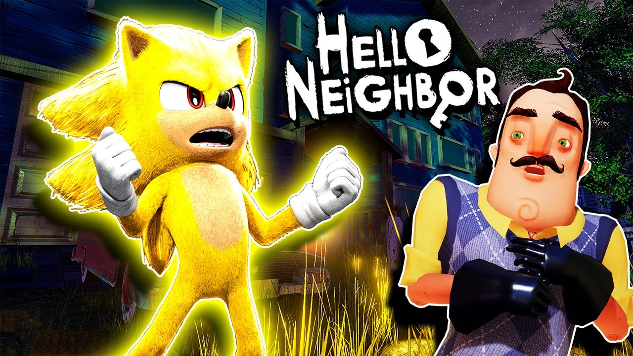 HELLO SUPER SONIC (Movie Version) | Hello Neighbor Mod - YouTube
