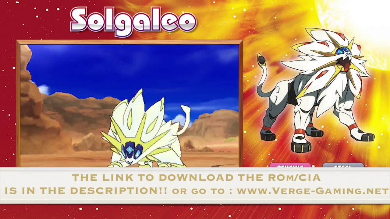 Download Pokemon Sun & Moon CIA For 3DS Region Free [.CIA] [EUR ...