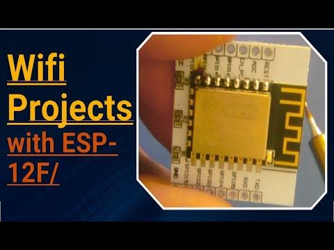 Wifi projects with ESP-12F/ESP12E -Module basic settings, #AT Commands ...