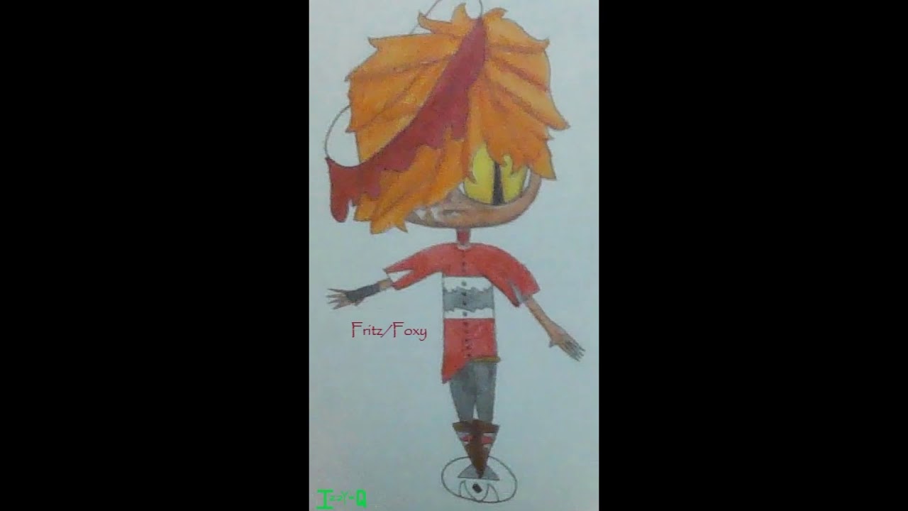 Drawing Of Human Foxy - Not A Speed Draw - YouTube