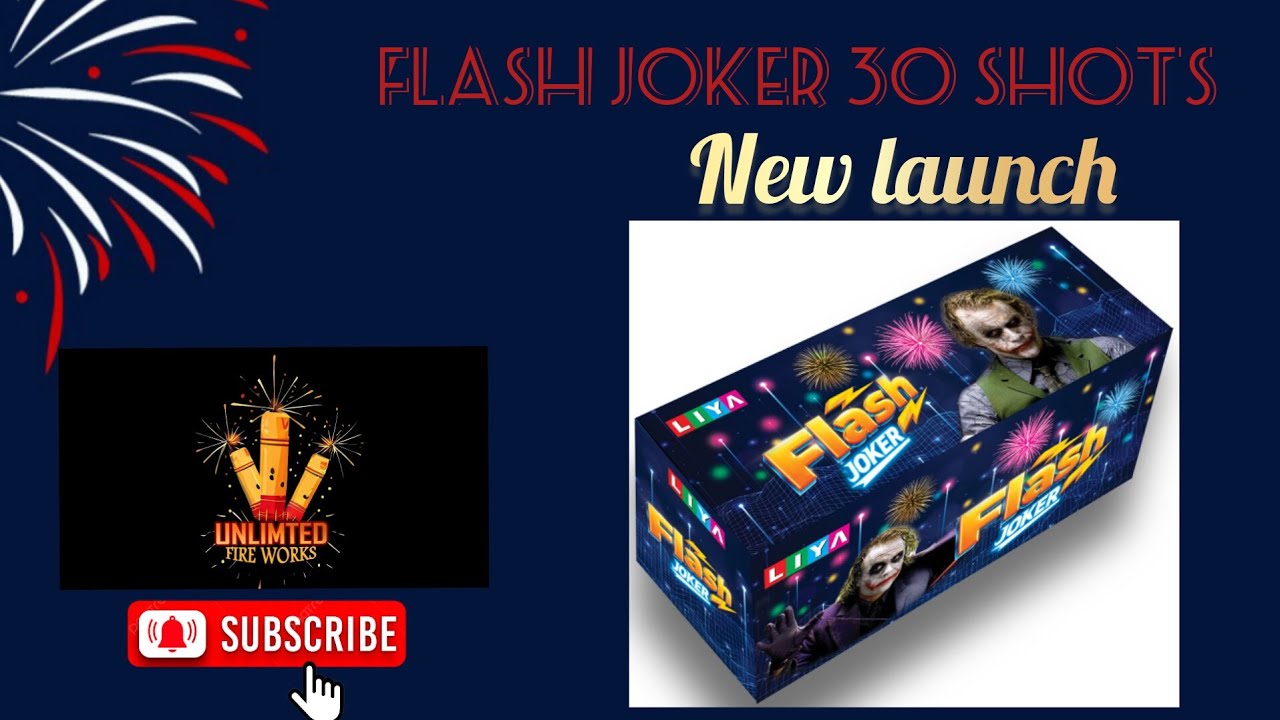 Liya Pyrotech 30 shots Flash Joker boom with multi colour tail flash ...
